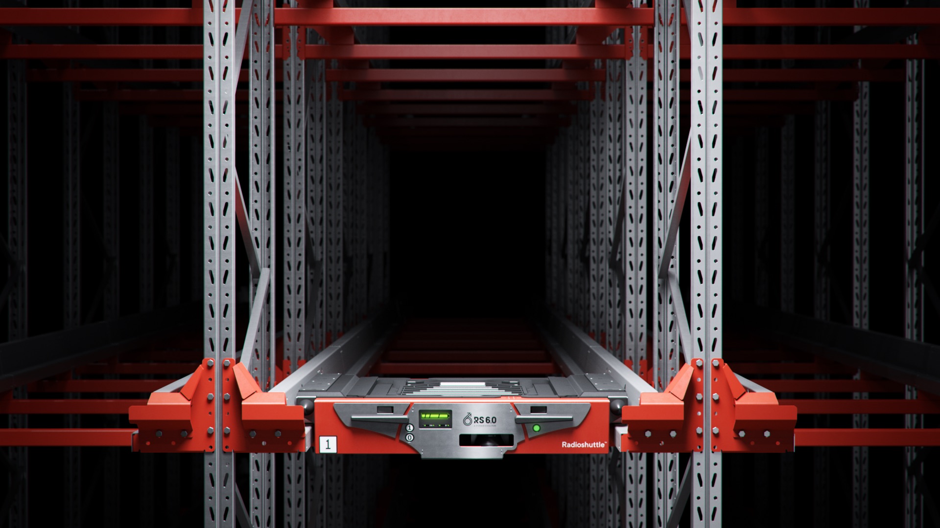 The structure of our pallet shuttle system | Radioshuttle®
