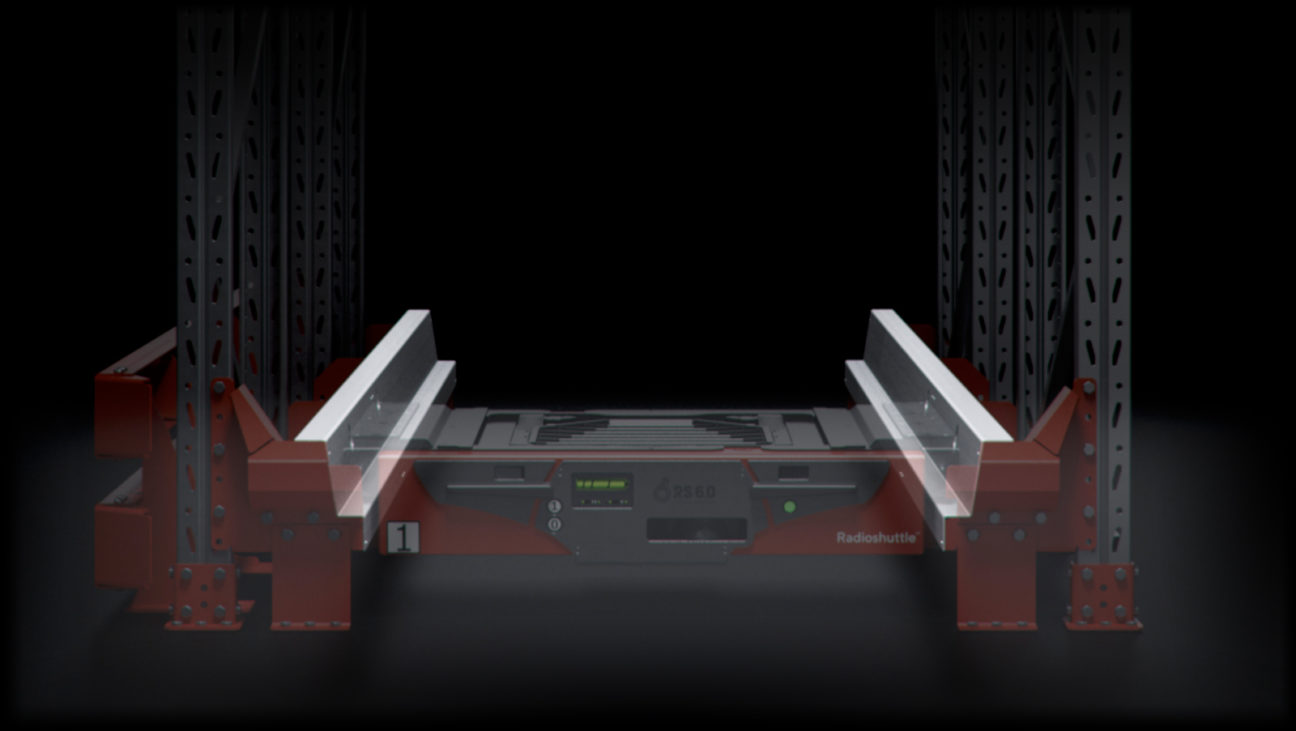 The structure of our pallet shuttle system | Radioshuttle®