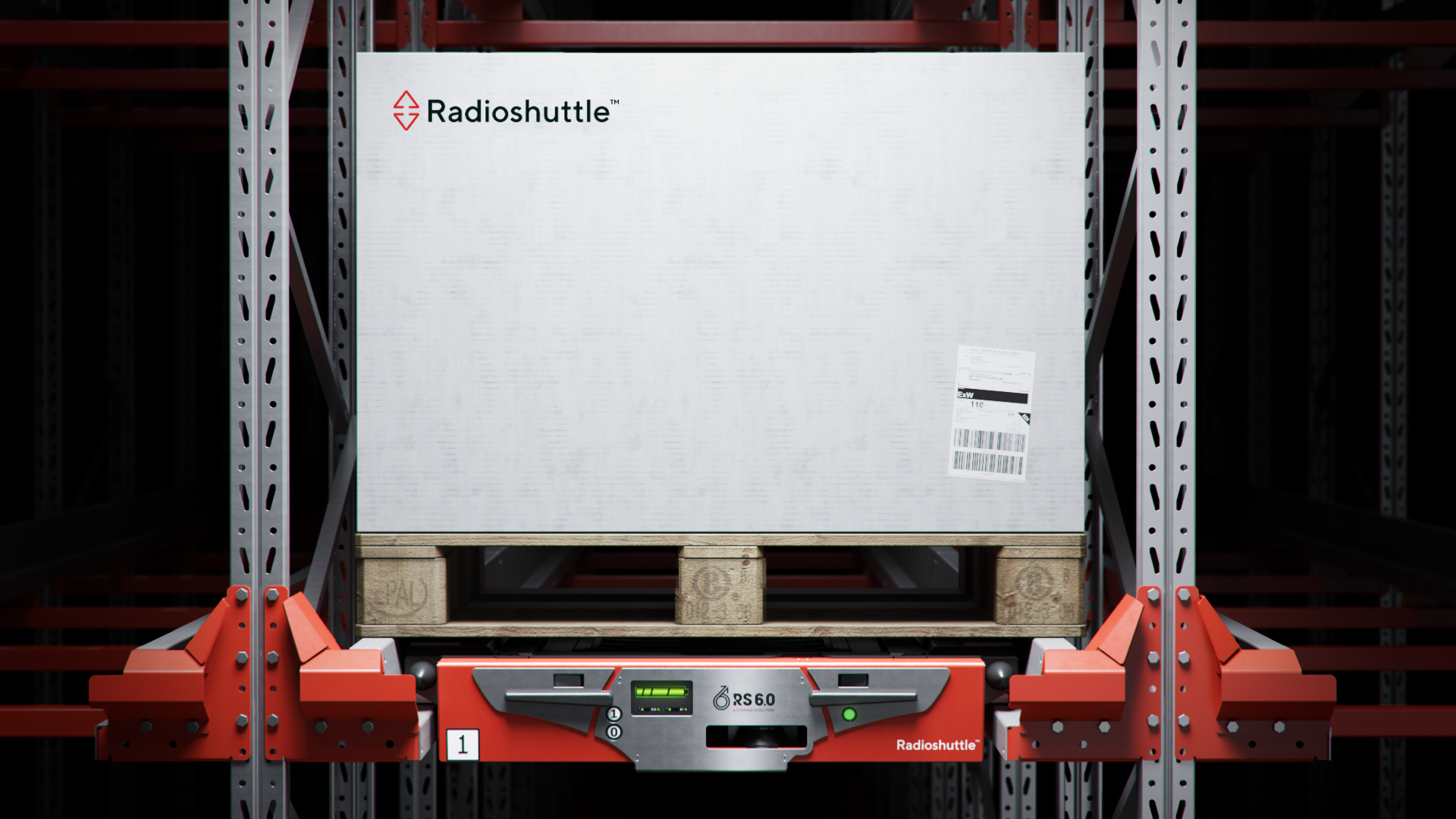 The structure of our pallet shuttle system | Radioshuttle®